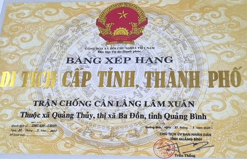 Battle against Lam Xuan village sweep