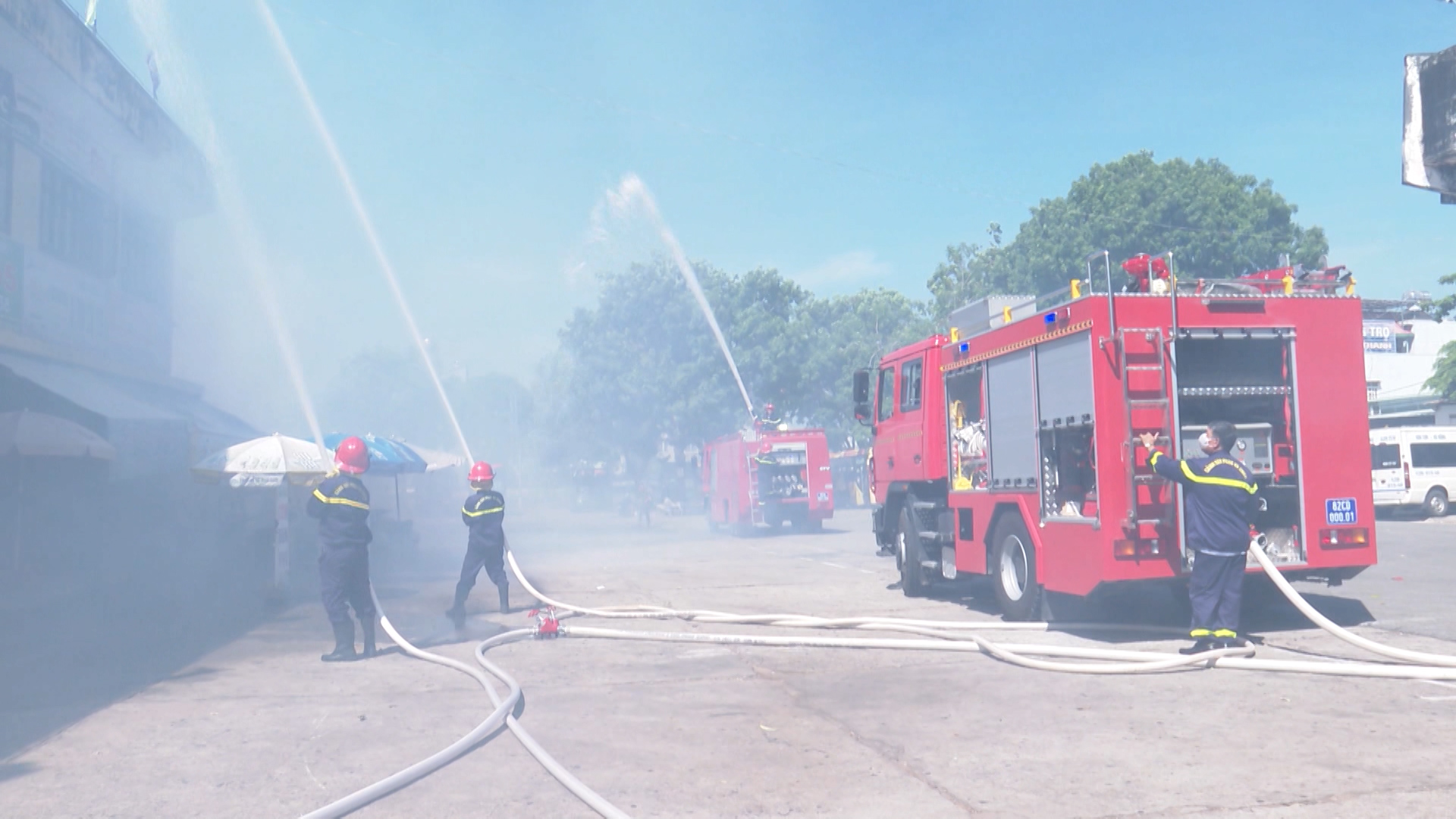 Organizing a provincial-level fire fighting plan practice in 2024