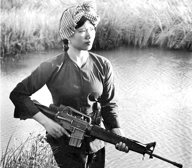The story of famous photos of female guerrillas in Soc Trang