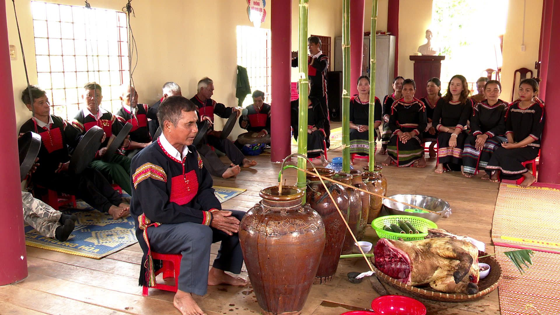 Krong Buk district organizes the reconstruction of the Ede people's New ...