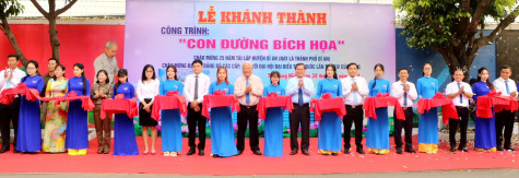 Tan Dong Hiep Ward, Di An City: Inauguration of works to welcome Party ...