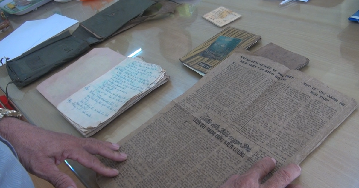 Old documents believed to belong to revolutionary cadres were ...