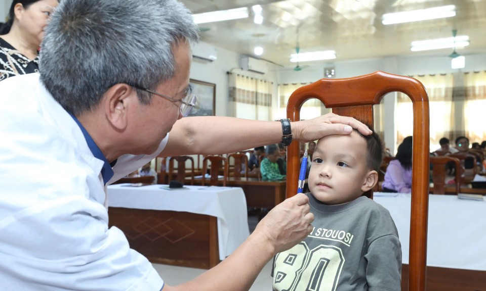 Free screening for children with disabilities.