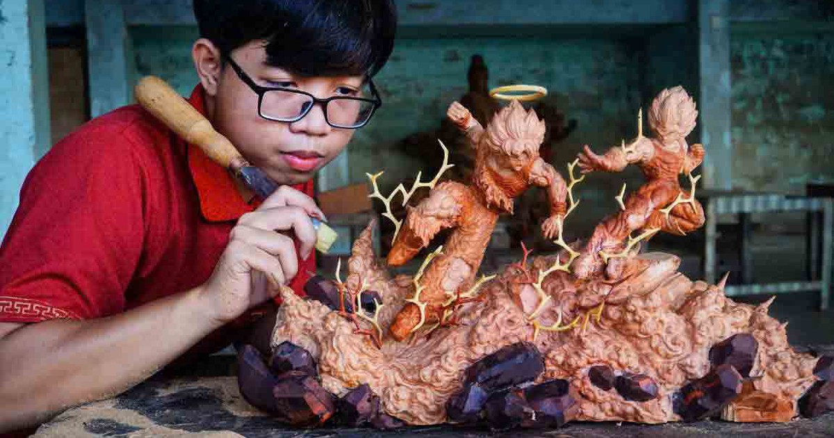 Gen Z Artist Story: Tran Duy's World of Wooden Sculptures