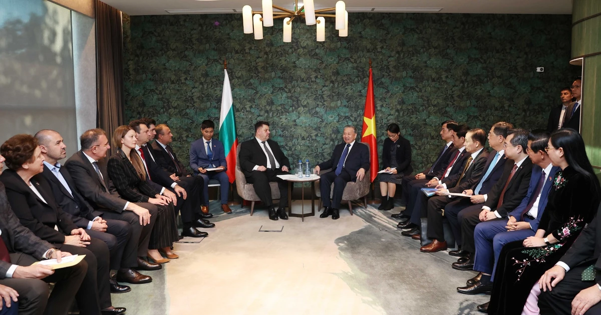 General Secretary To Lam met with BSP Party Chairman Atanas Zafirov and ...