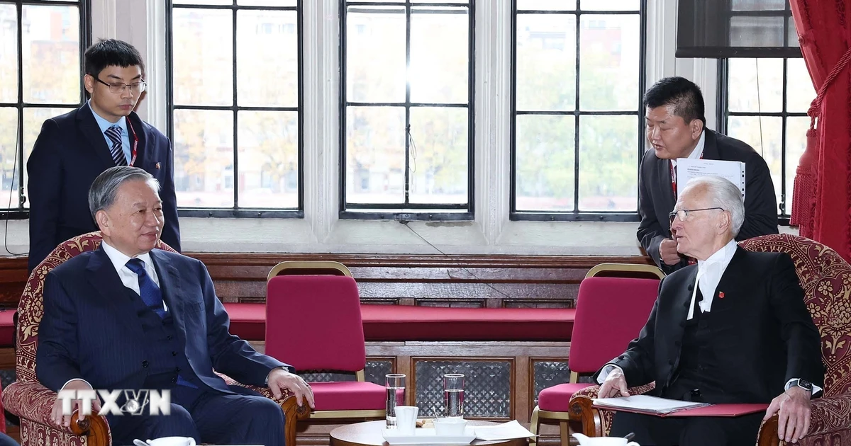 General Secretary To Lam meets with President of the British House of ...