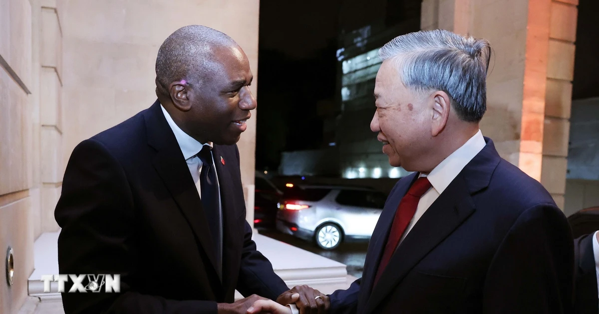 General Secretary To Lam meets with British Deputy Prime Minister David ...