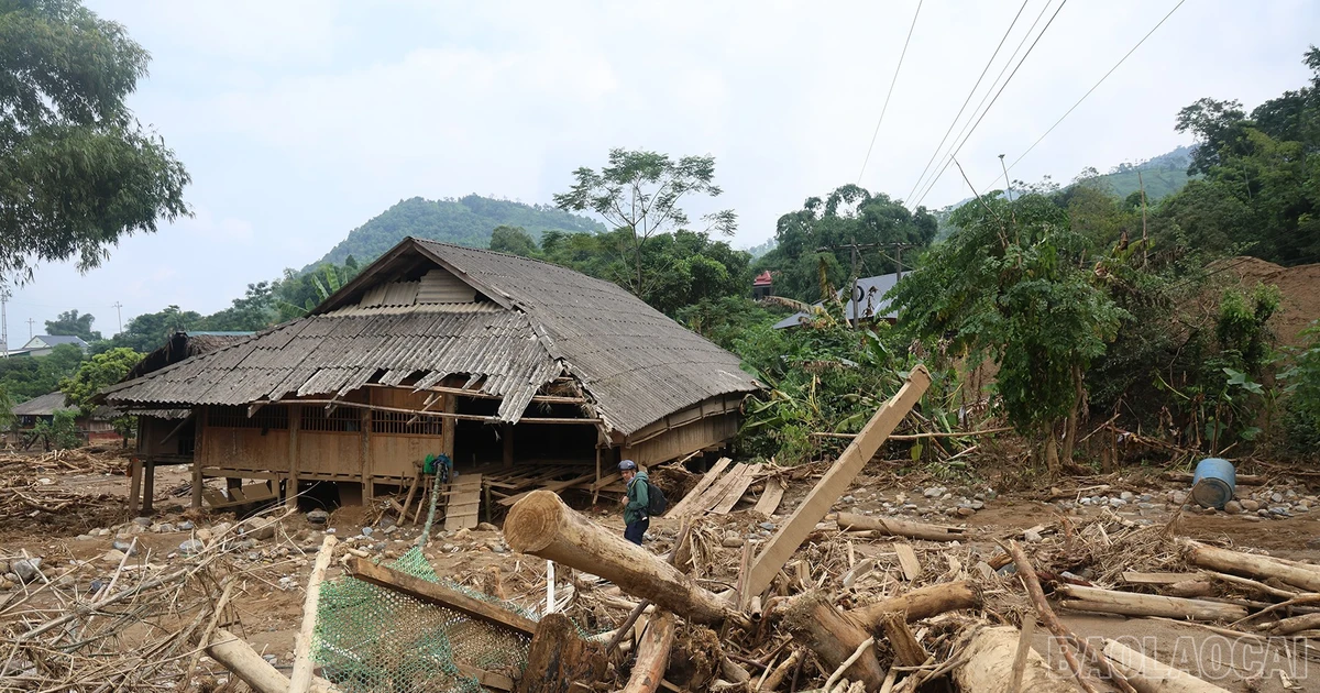 Duong Quy commune urgently overcomes the consequences of storm No. 10 ...