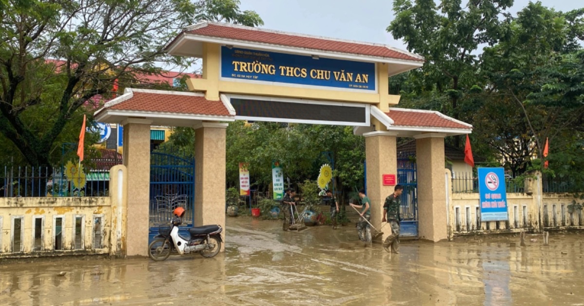 Hue continues to let students stay home, the school just finished cleaning is at risk of ...