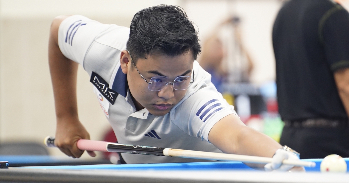 Billiards schedule today: Vietnamese players show off their skills at ...