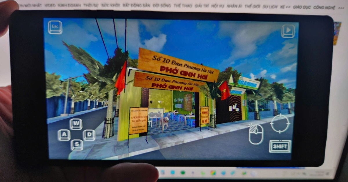 คำแนะนำในการติดตั้งและเล่นเกม "Anh Hai's Pho Shop" บนโทรศัพท์ของคุณ