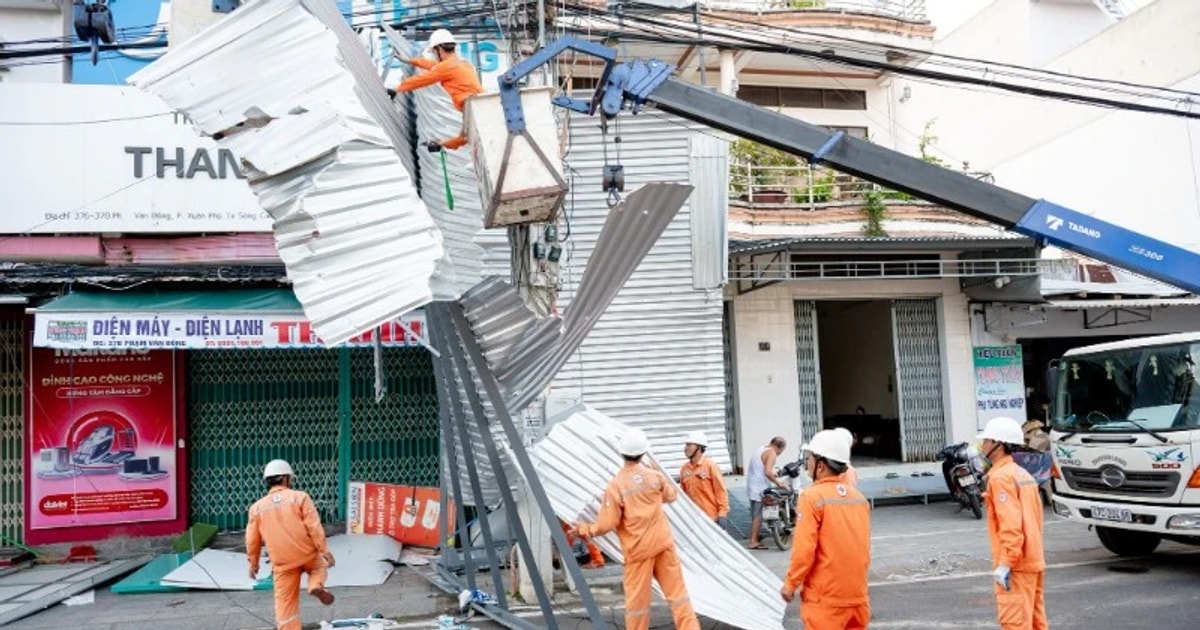 Компания Dak Lak Electricity стремится устранить проблему и восстановить подачу электроэнергии в ...