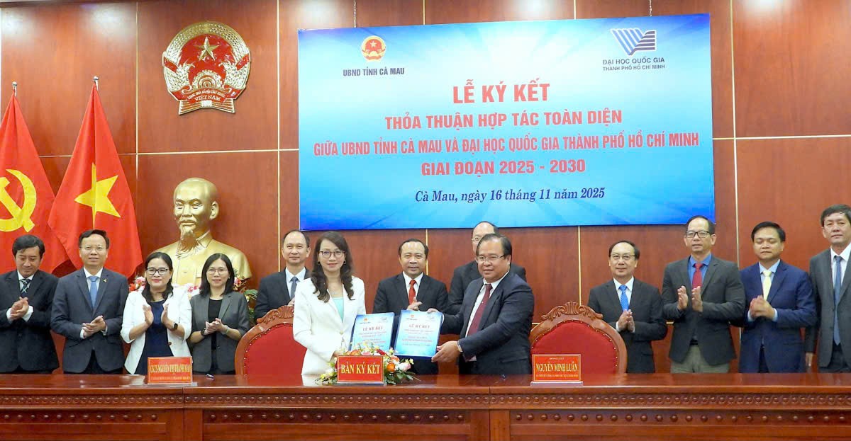 Ho Chi Minh City National University and Ca Mau province signed a ...