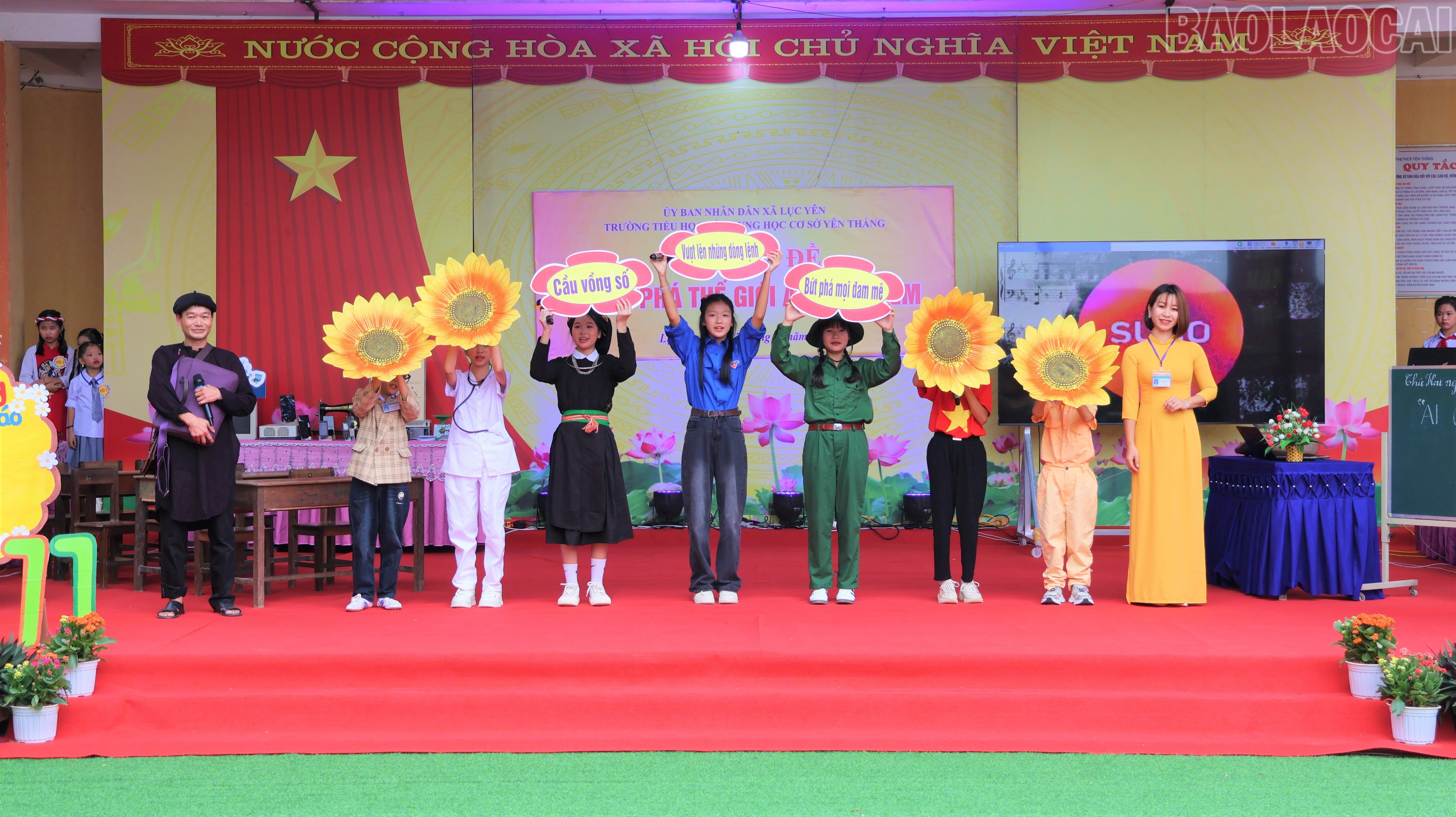 Yen Thang Primary and Secondary School organized an extracurricular ...