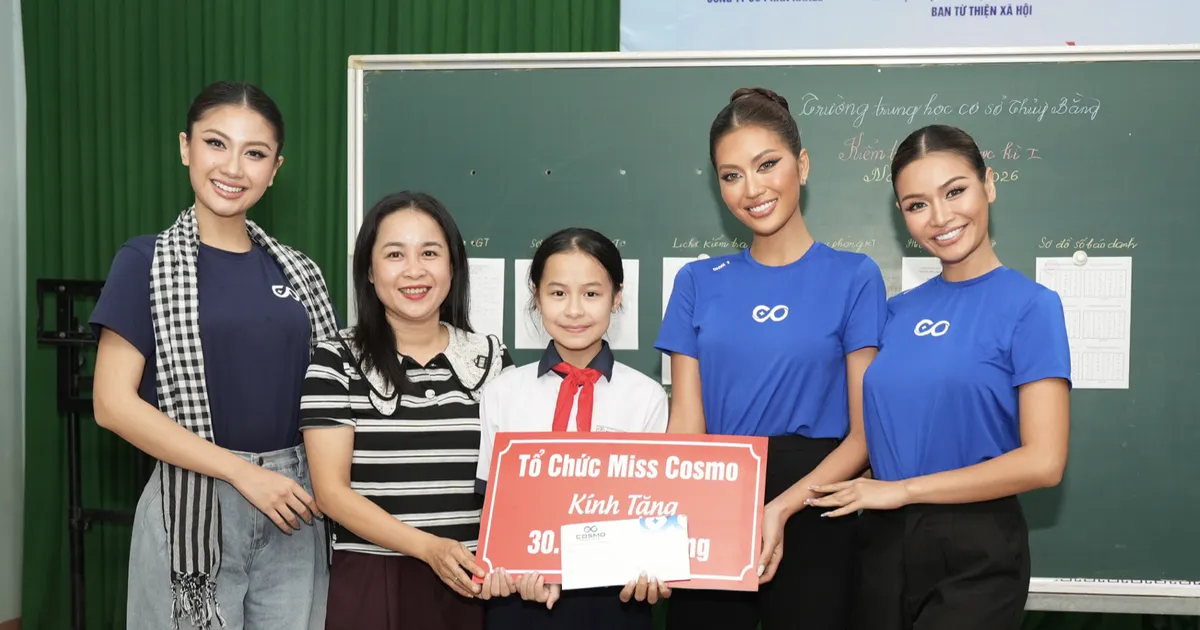 Die beiden Top-Kandidatinnen der Miss Cosmo 2024 unterstützen die ...