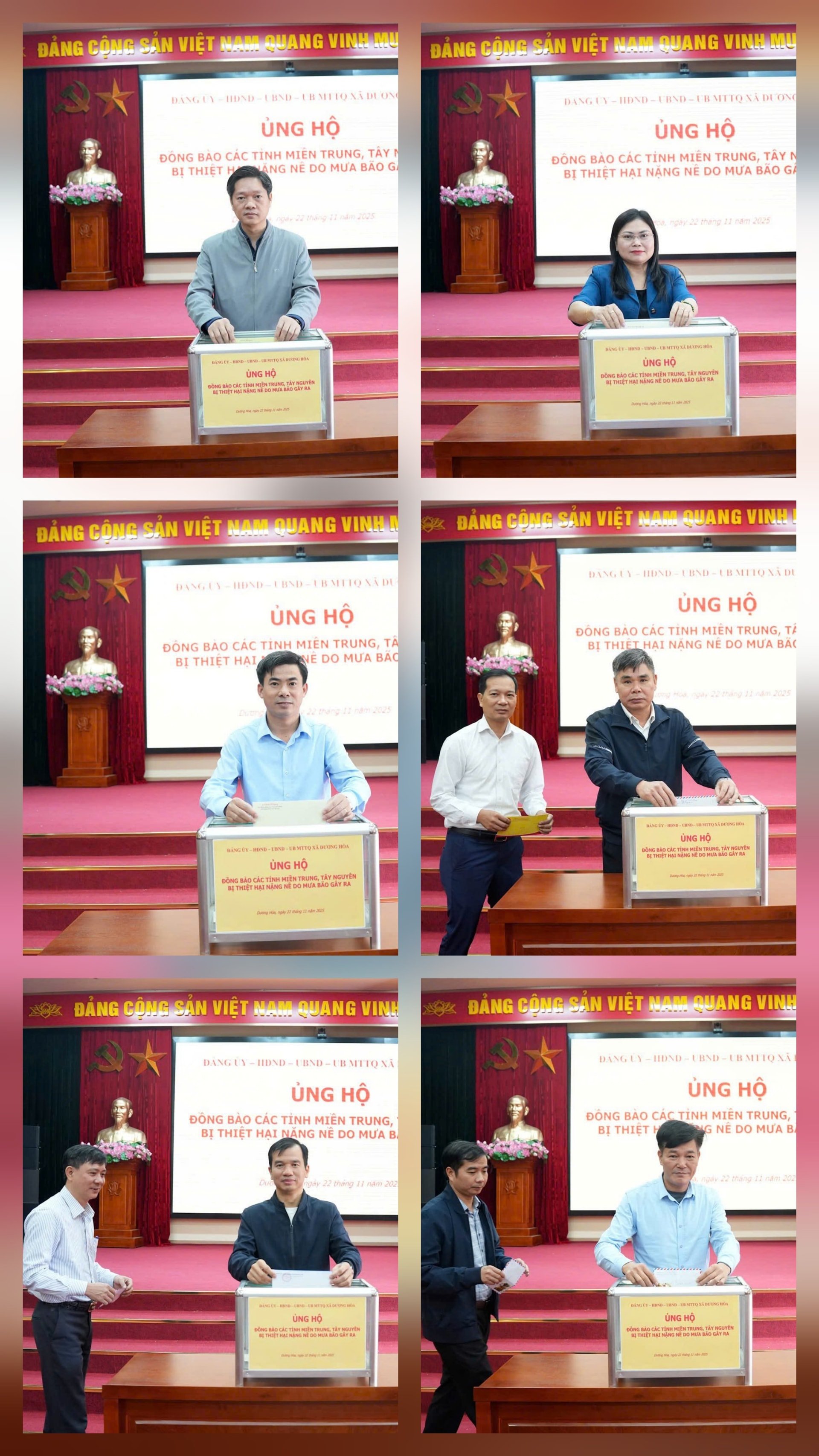 Las comunas Duong Hoa, Hoai Duc, Son Dong y An Khanh lanzaron una campaña para apoyar a la gente ...