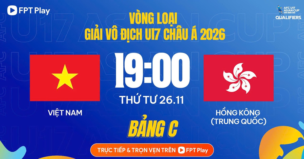 Vietnam U.17's schedule today: Must beat Hong Kong to surpass Malaysia ...