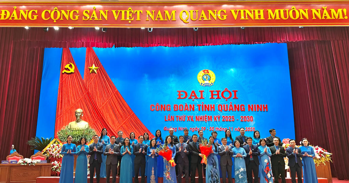 Mr. To Xuan Thao was re-elected as Chairman of the Quang Ninh Provincial Labor Federation.