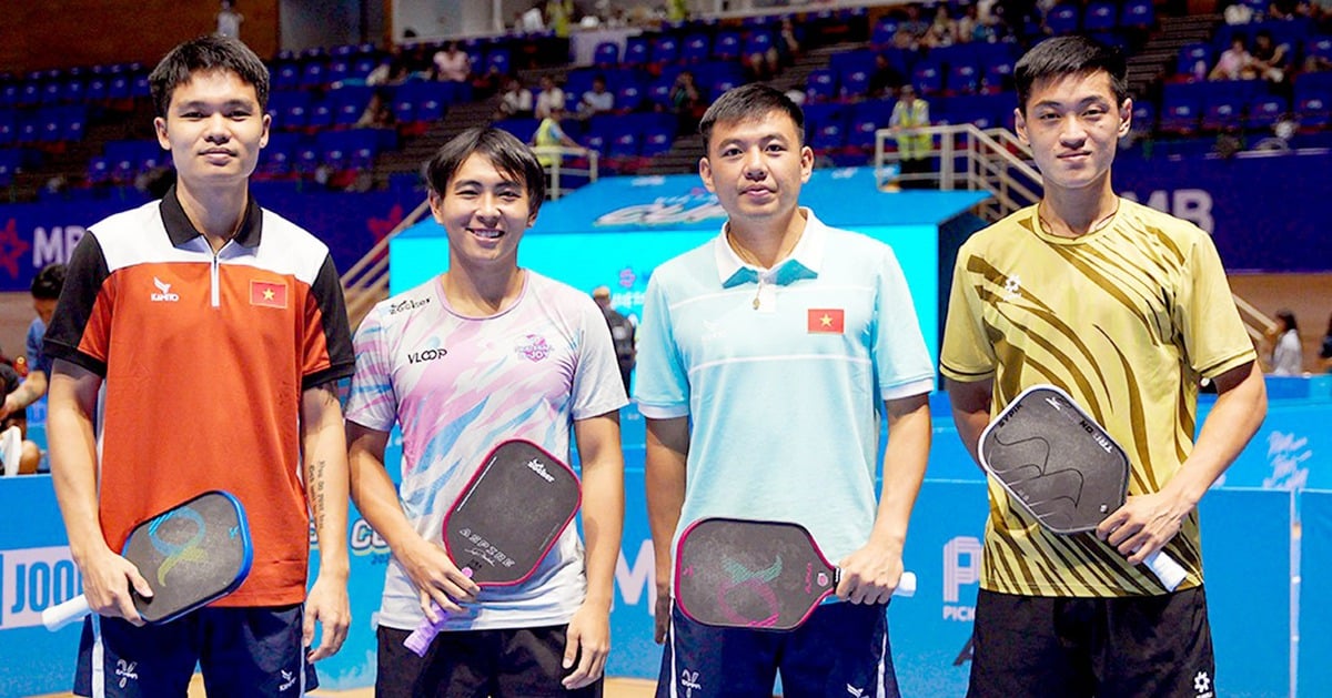 Les quatre meilleures équipes vietnamiennes de pickleball en simple visent l'or au tournoi PPA ...
