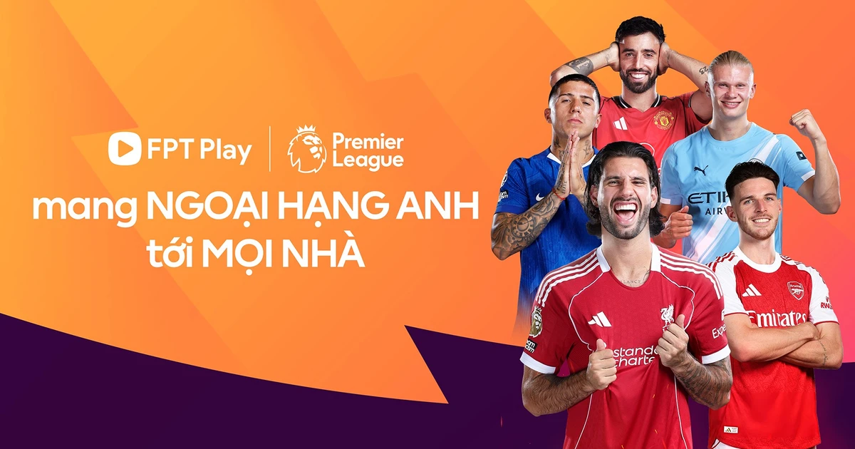 FPT Play owns the copyright of the English Premier League in Vietnam