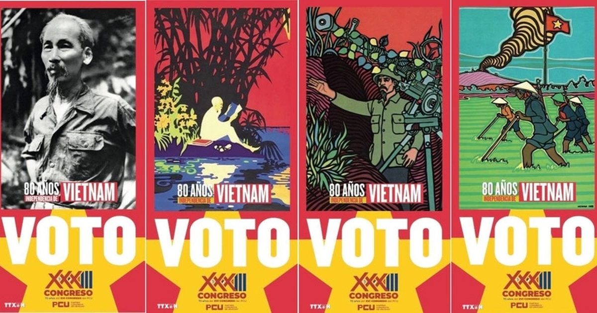 President Ho Chi Minh on the ballot at the Uruguayan Communist Party ...