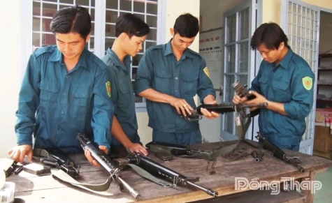 Xã Mỹ Thiện: Công tác quân sự, quốc phòng đạt nhiều kết quả tích cực