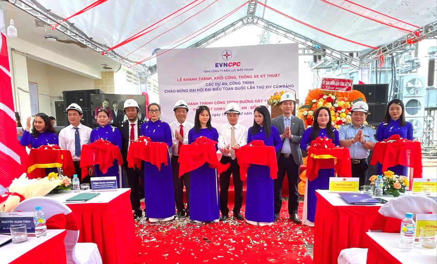 Inauguration of the 110kV power line connecting Phước An 220kV ...