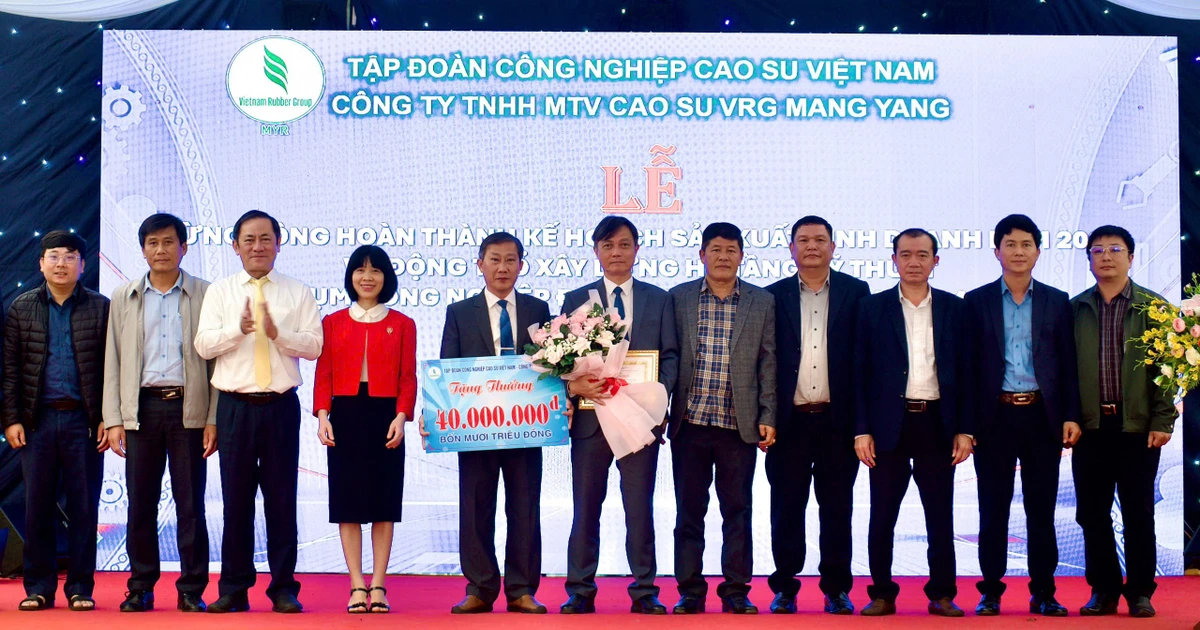 Công ty Cao su Mang Yang năm thứ 6 liên tiếp về đích sản lượng trước kế ...