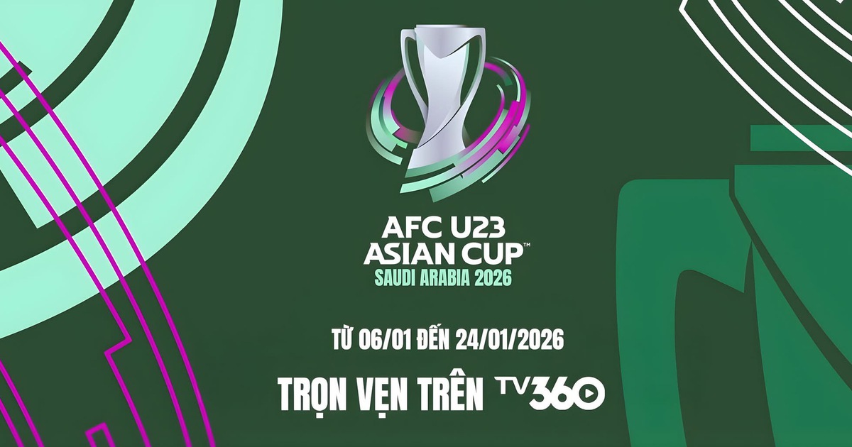 TV360 will broadcast live the 2026 AFC U-23 Championship: Vietnam U-23 ...