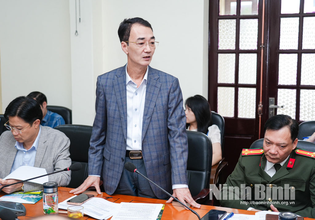 Implementing tasks for organizing the Ninh Binh Food Festival in 2025.