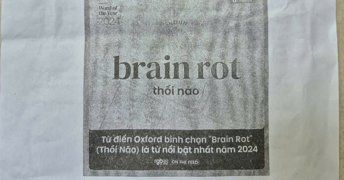 The 'brain rot' syndrome appears in the final exam for literature class.