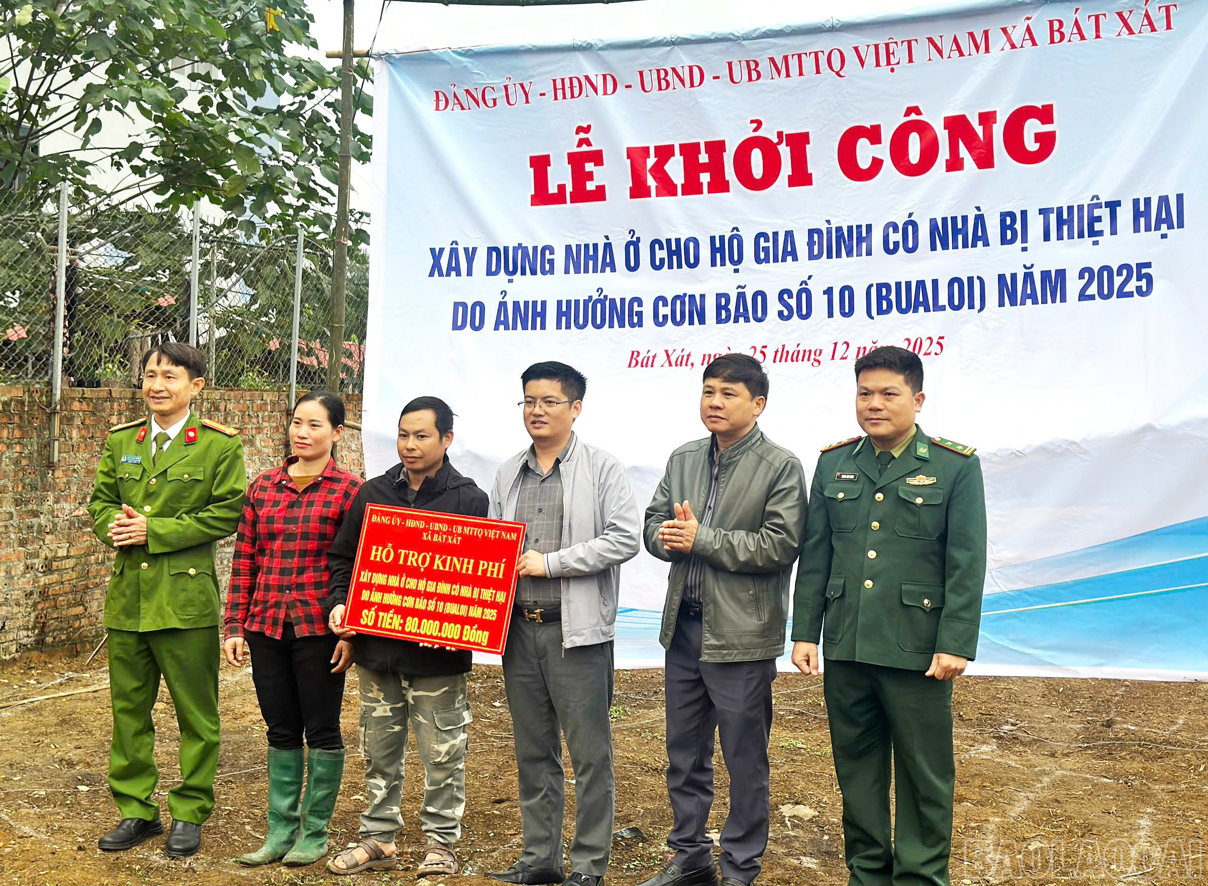 Bat Xat begins construction of houses for families affected by Typhoon ...