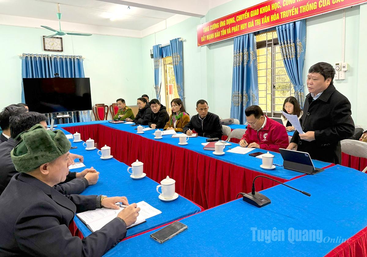 Thang Tin commune is developing a plan to organize the "Spring Border ...