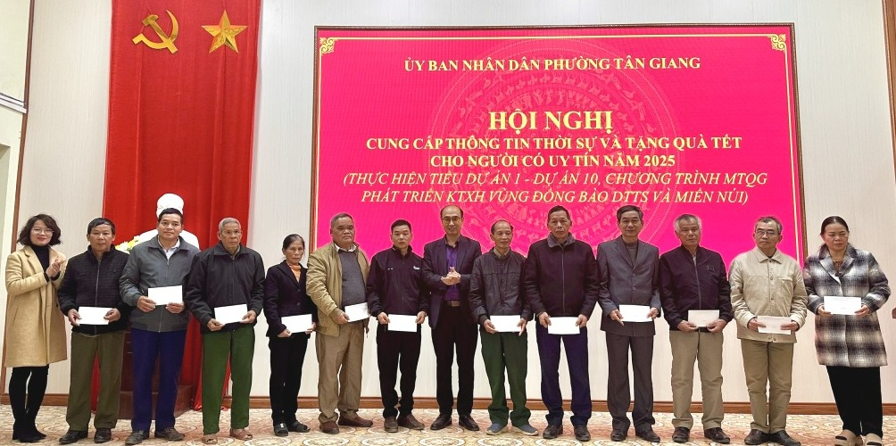 Tan Giang Ward provides current affairs information to 43 reputable ...