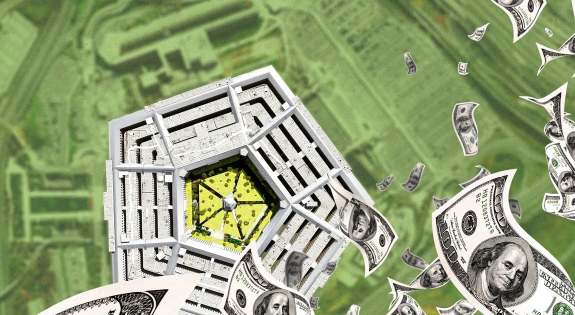 Spending money like the US military, the Pentagon has never passed an ...