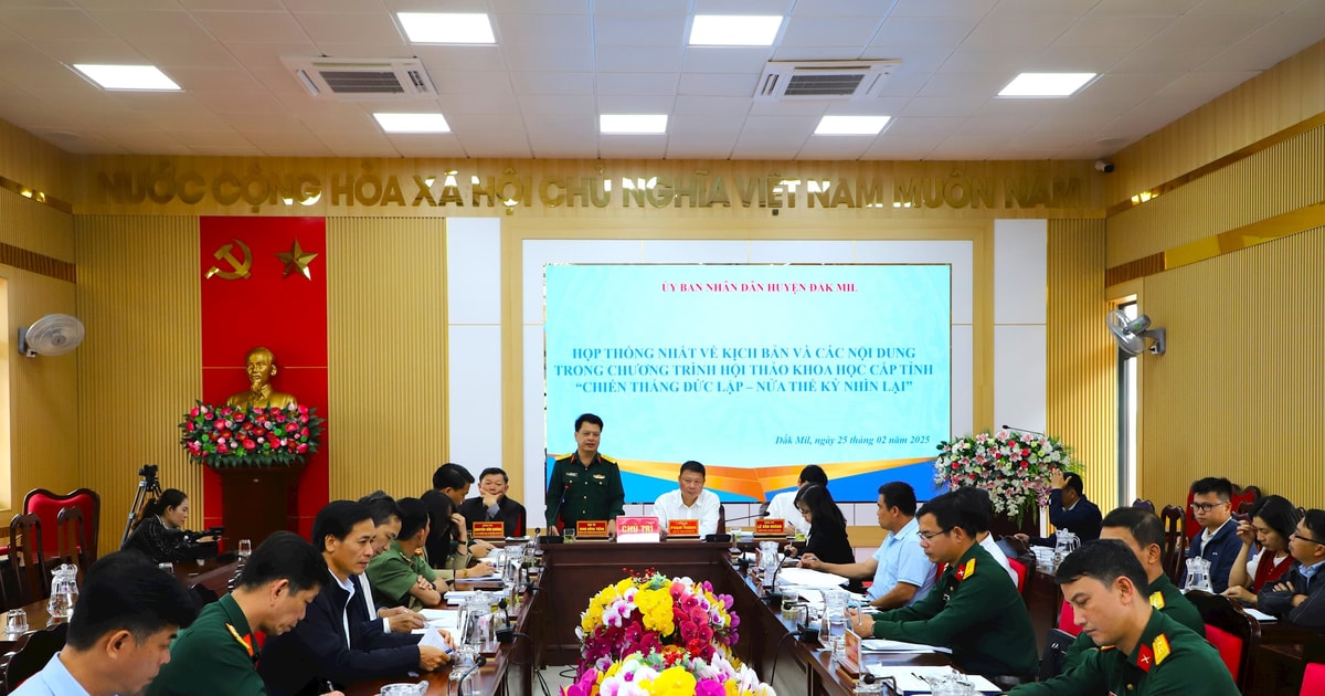 Meeting to agree on the script and content of the workshop "Duc Lap ...