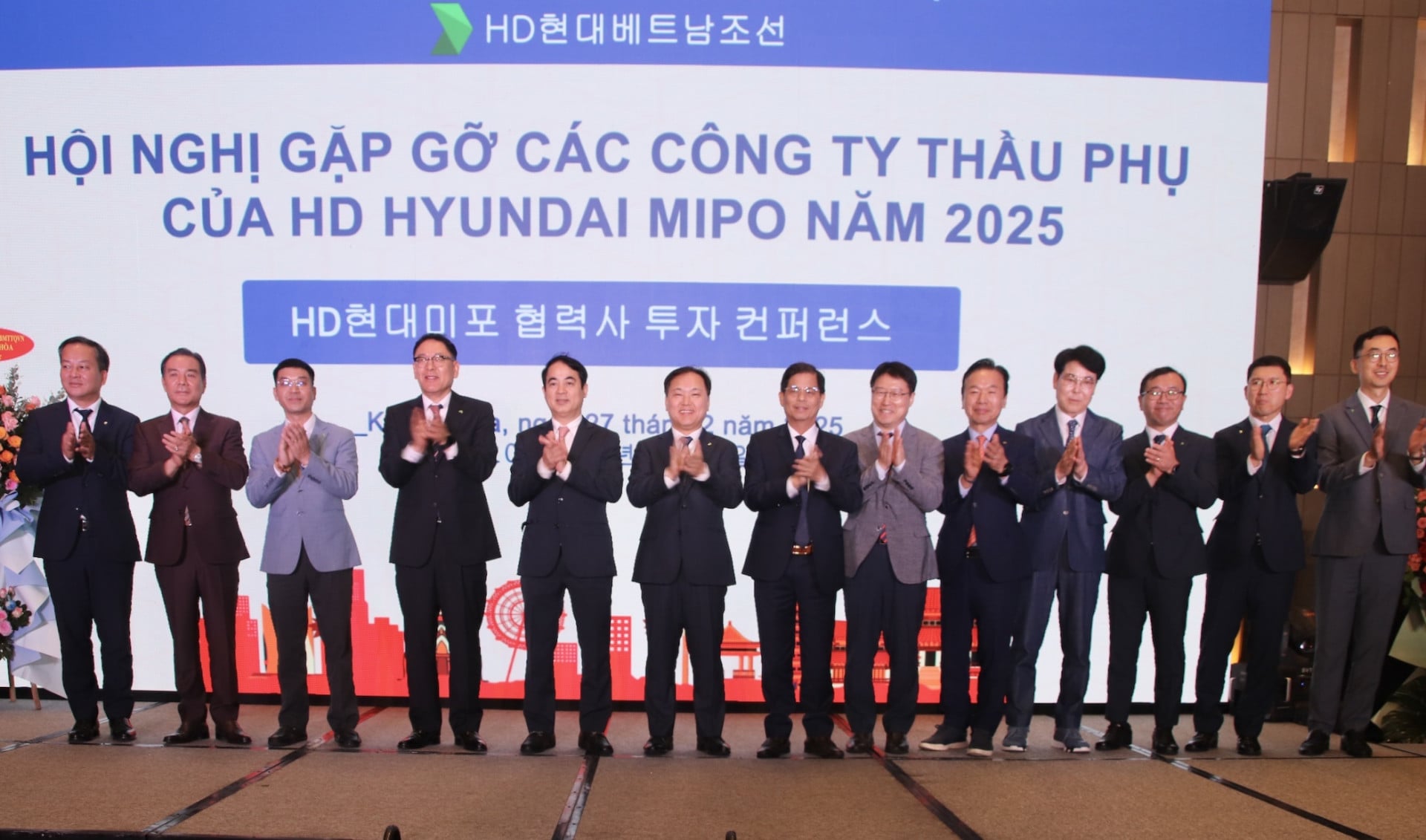 In Nha Trang City: Meeting with subcontractors of HD Hyundai Mipo (Korea)