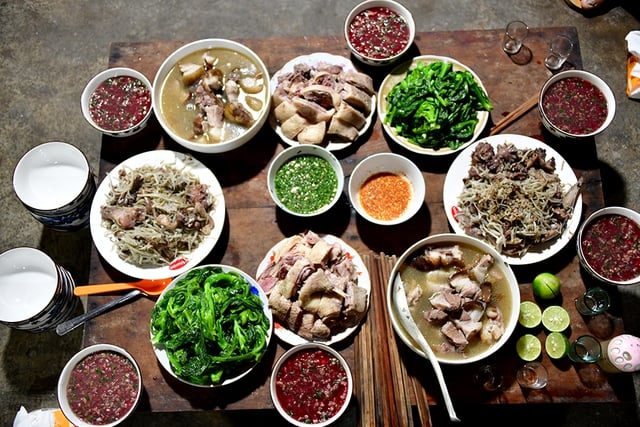 Acerca de la región de Dao para comer la fiesta del Tet