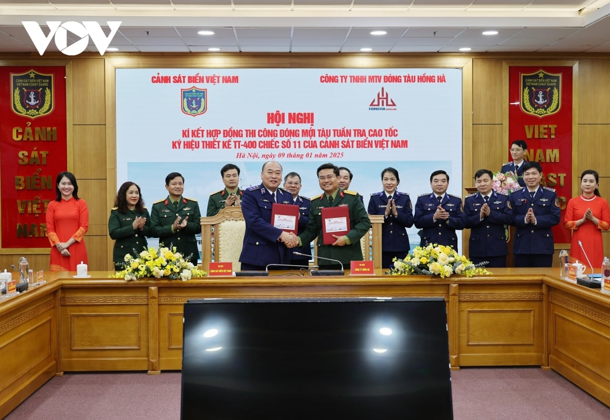 Vietnam Coast Guard signs contract to build three new high-speed patrol ...