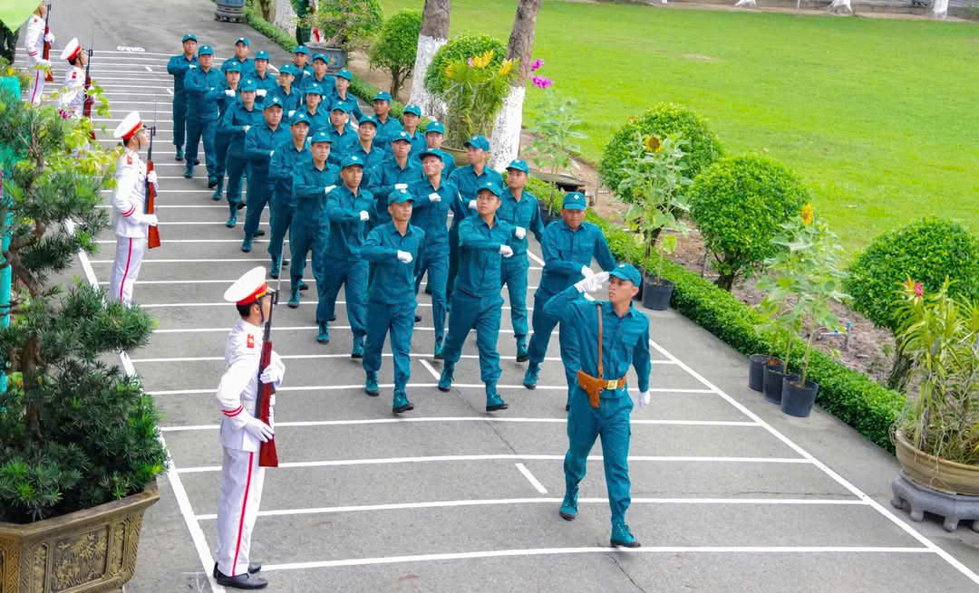 "Proud of the 90-year tradition of the Militia and Self-Defense Forces"