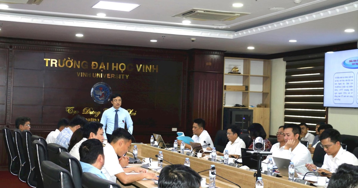 Vinh University organizes a workshop on the reality of child marriage ...