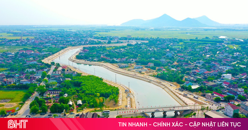 New look on both banks of Tri River in southern urban area of Ha Tinh