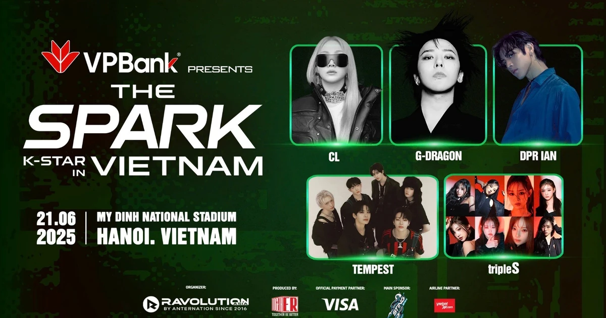 K-pop "King" G-Dragon is coming to Hanoi with the VPBank K-Star Spark music festival