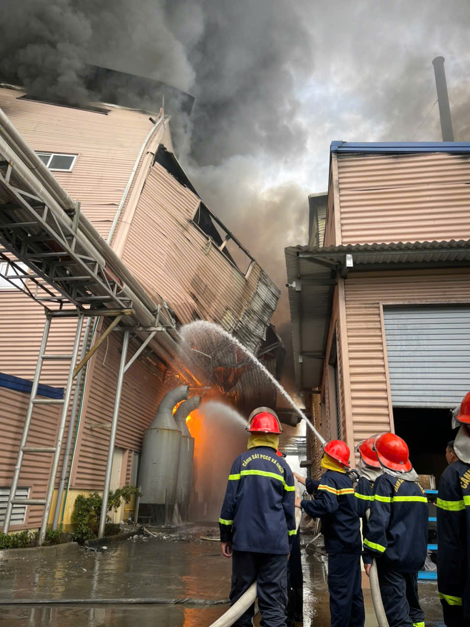 Incendie majeur chez Nexus Foam Solution Co., Ltd.