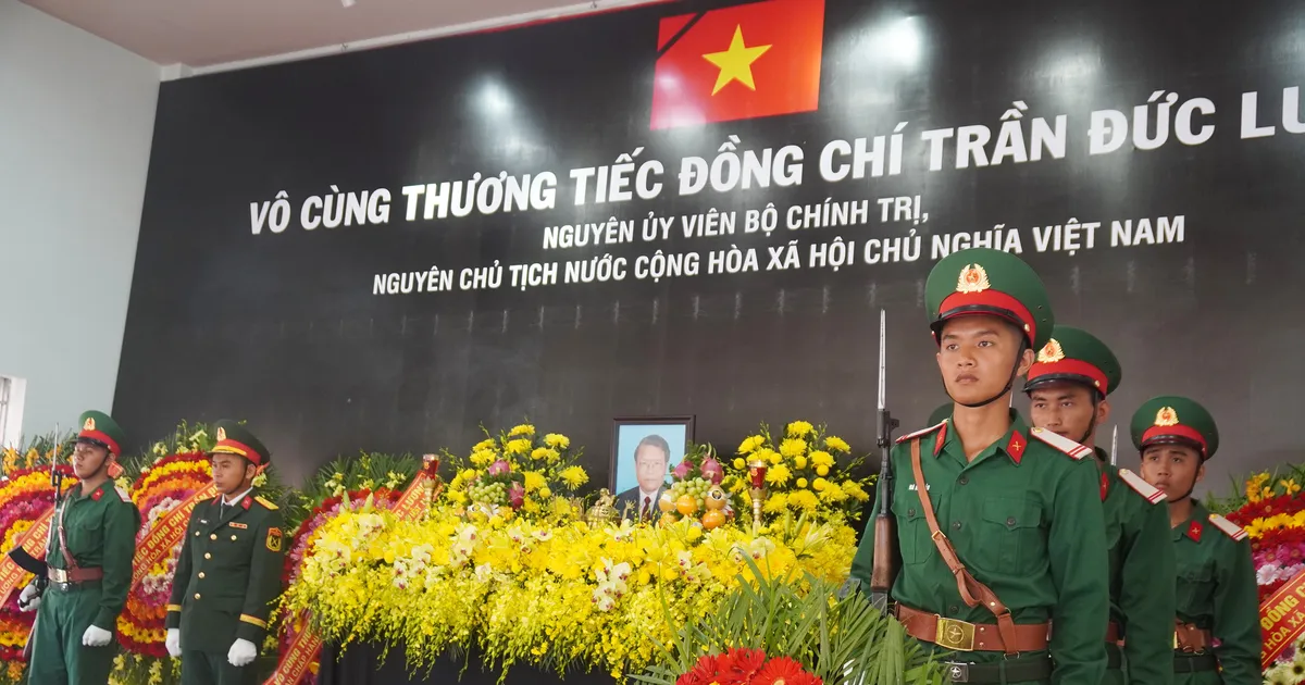 Emotional funeral of former President Tran Duc Luong in his hometown of Quang Ngai