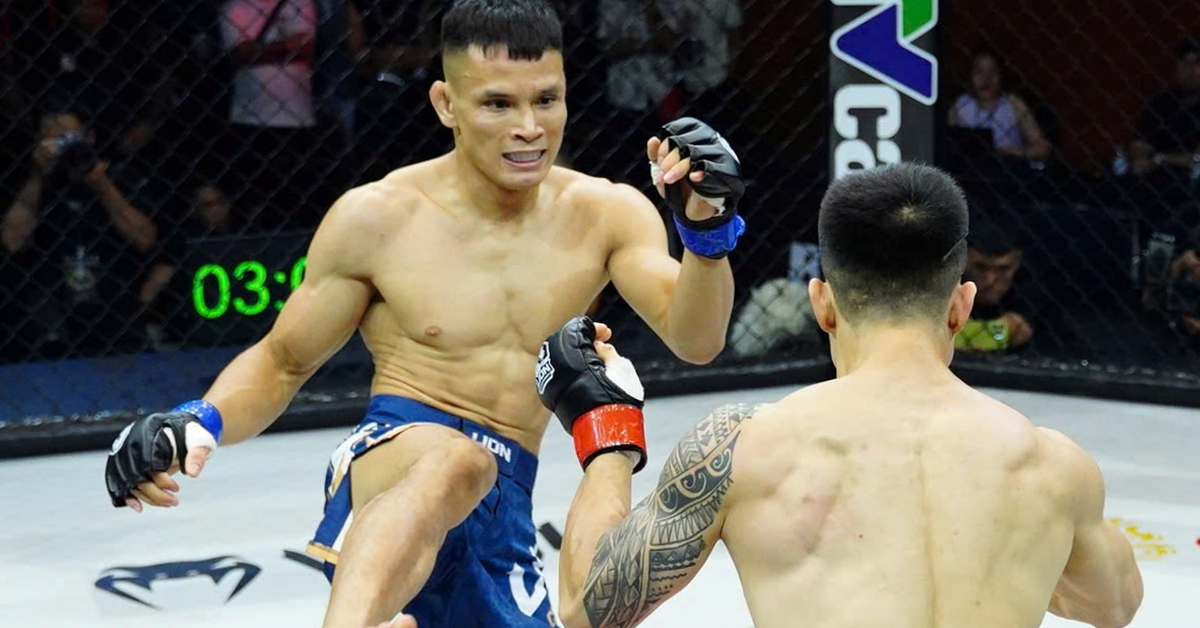 Ein Tritt gegen das Kinn hilft Le Van Tuan, Van Nam auszuknocken