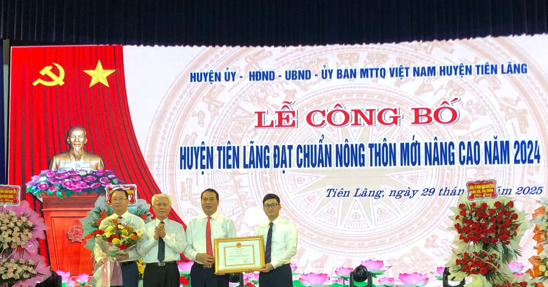 Hai Phong: Tien Lang district meets advanced new rural standards in 2024