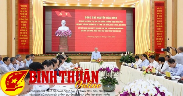 Permanent Deputy Prime Minister Nguyen Hoa Binh: Urgently complete the expressways connecting ...
