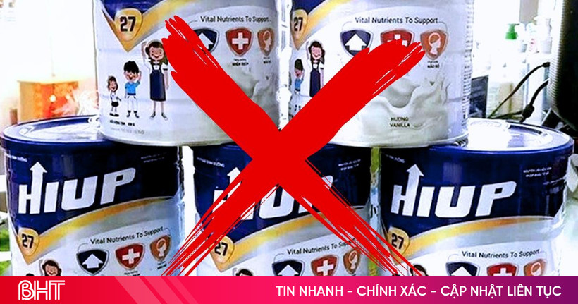 Each can of Hiup milk costs 87,000 VND, but is sold on the market for ...