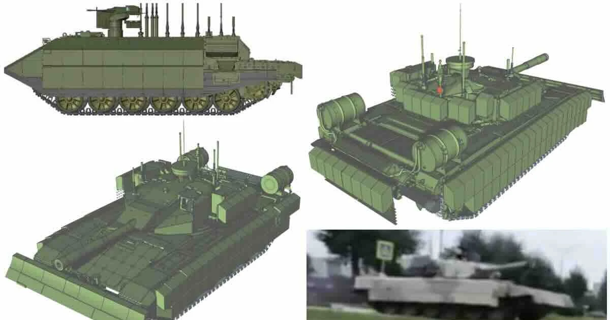 Russia turns old tank chassis into formidable fighting robot